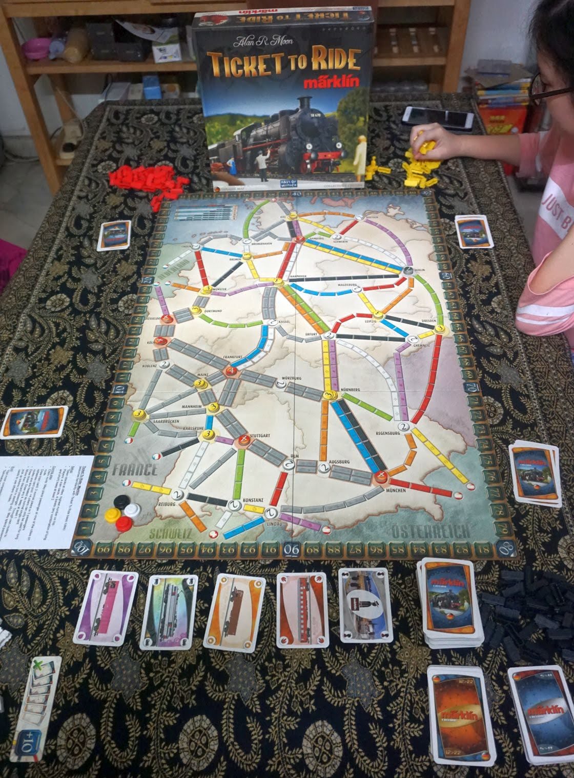 Hiew's Boardgame Blog: boardgaming in photos: Ticket To Ride Nordic ...