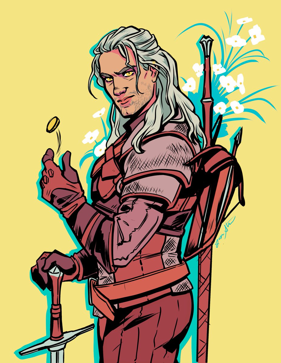 Fishermagical Thought: Witcher Wednesday! Yennefer and Geralt Art by ...