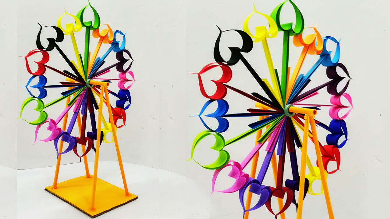 Colors Paper Powerful Windmill DIY Miniature Windmill Making Easy Tutorial At Home Colors Paper Powerful Windmill DIY Miniature Windmill Making Easy Tutorial At Home