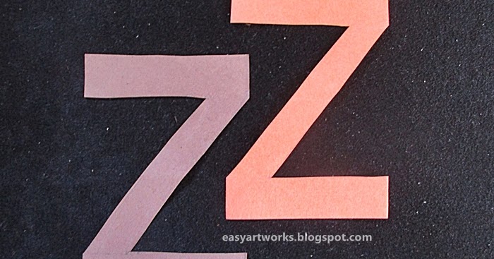 easy Artworks : Letter Cutting: Z