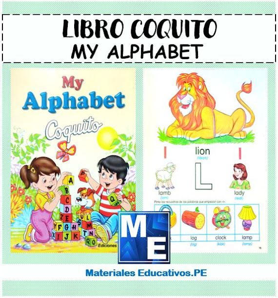 Materiales Educativos. PE: Libro Coquito My Alphabet