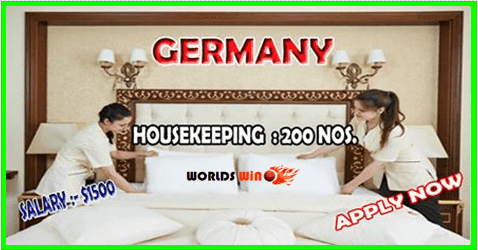 Housekeeping Vacancy In Germany - Apply Now