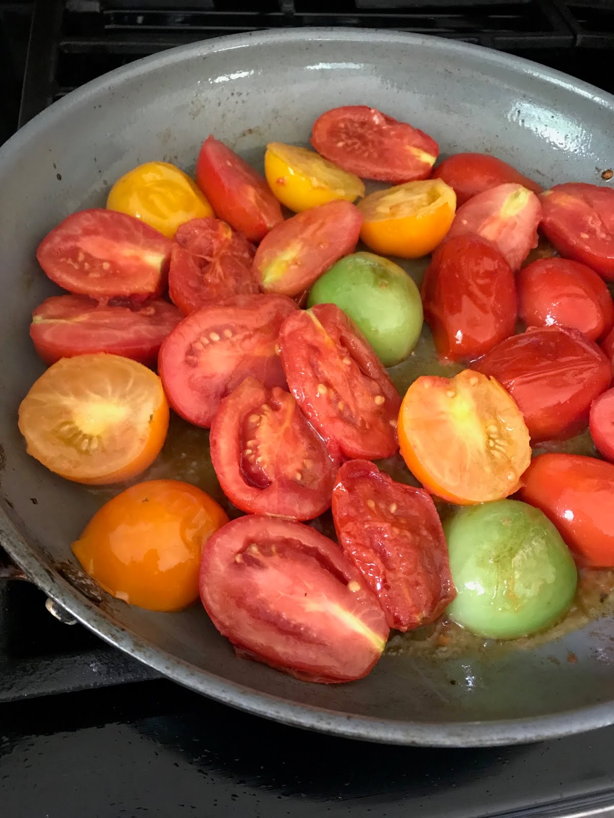 Broiled Feta and Tomatoes | Chef Jen