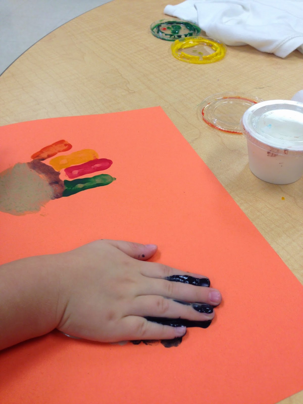 Precious Toddler: Thanksgiving - Pilgrim and Indian Handprint Art