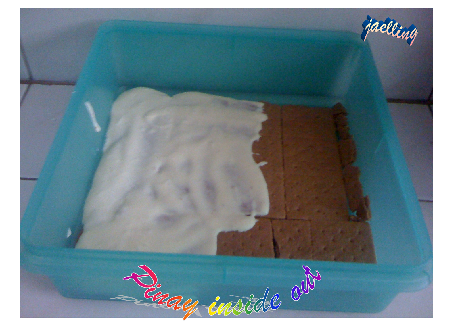 No Bake Mango-Oreo Graham Cake : PINAYs' EASY RECIPE