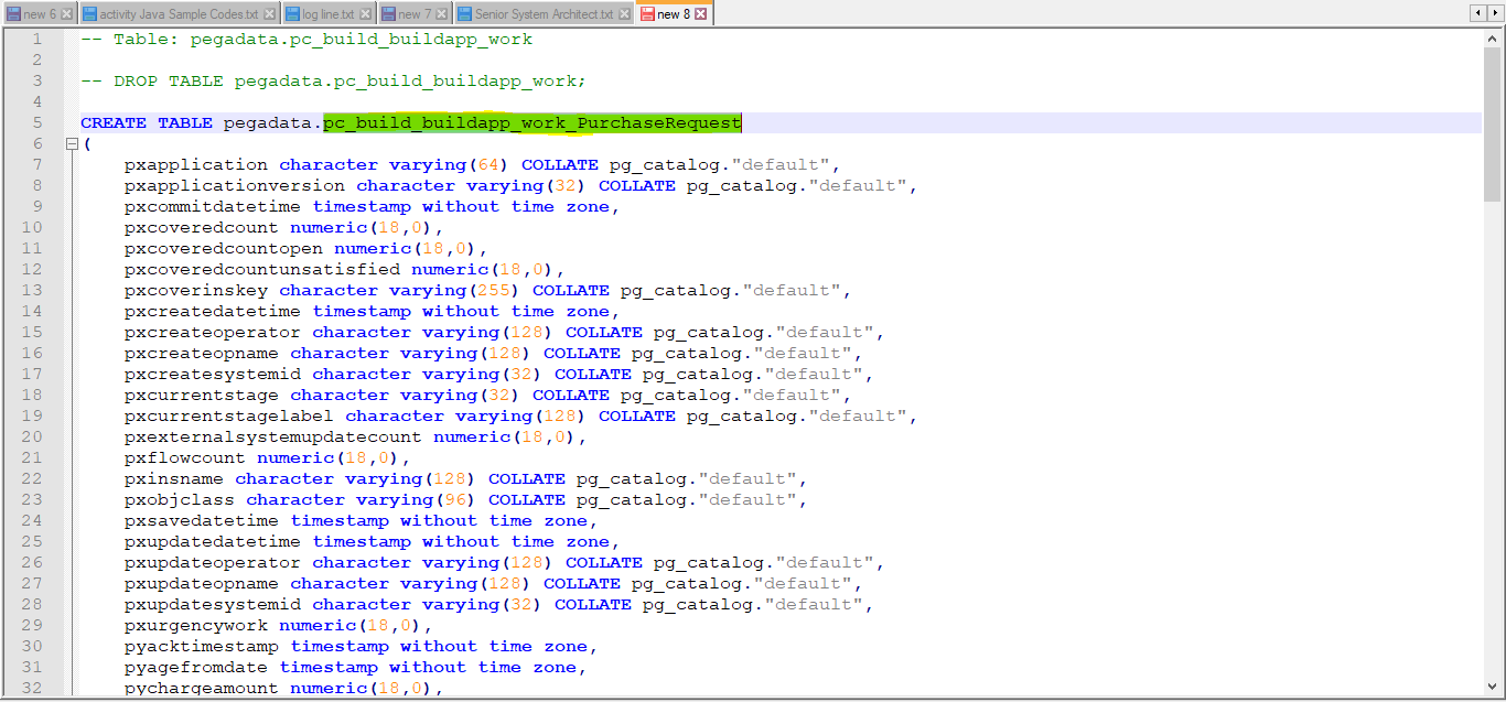 Pega Learnings: How to map a class to a table in Pega