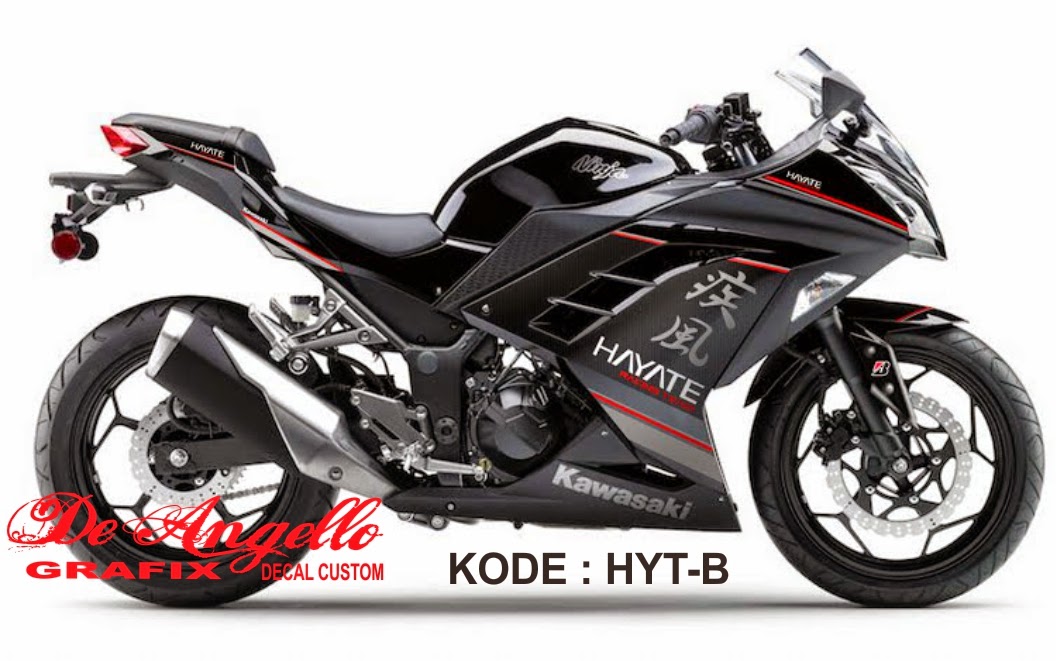 decals custom: DECAL NINJA 250 FI HAYATE