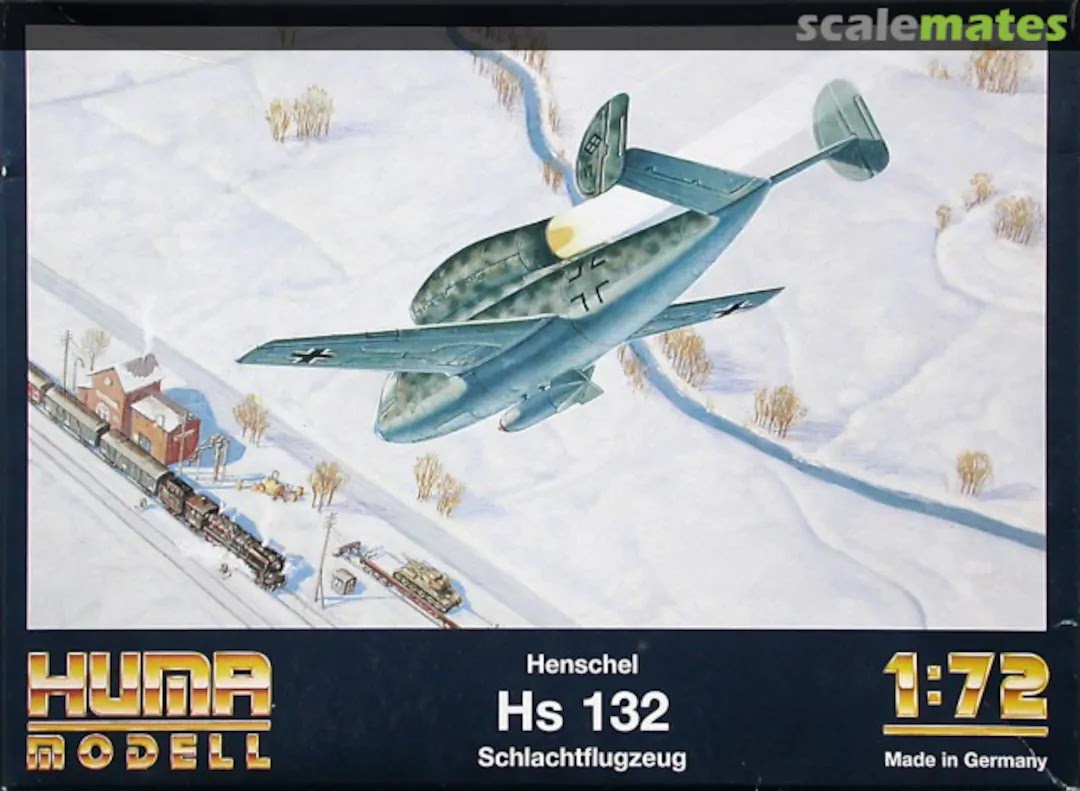 Happyscale-Modellbau: Henschel Hs 132 - HUMA modell 1/72
