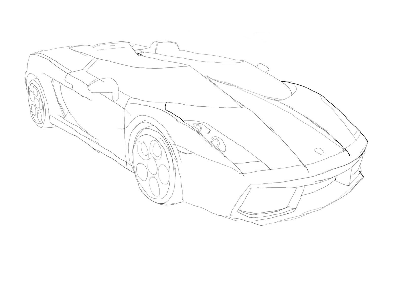 My Uploads: Car Digital painting in Photoshop