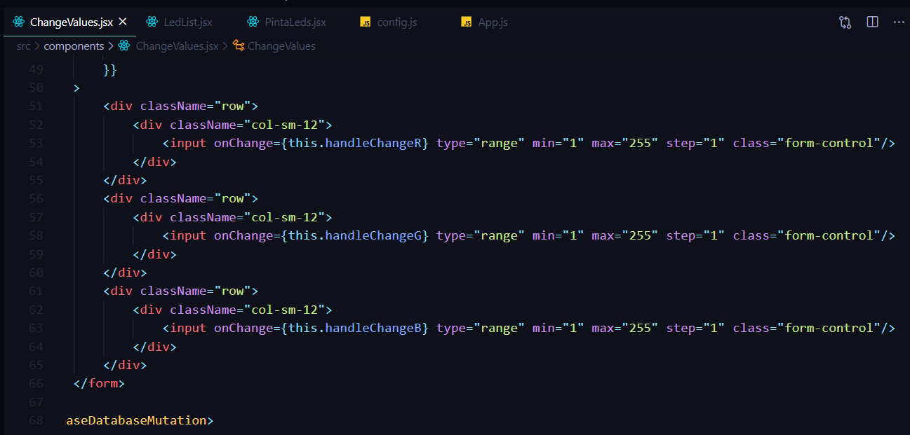 ReactJS Firebase esp8266 Nodemcu Led RGB Frontend - Arduino