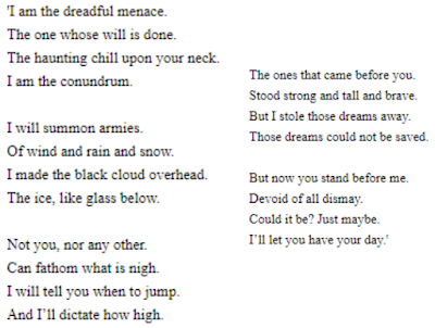 Year 6: English Lesson 3 The Dreadful Menace