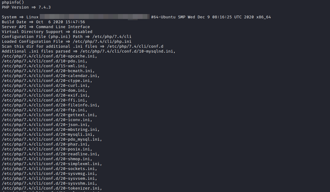 Melihat Informasi Php Menggunakan Phpinfo Linuxsec