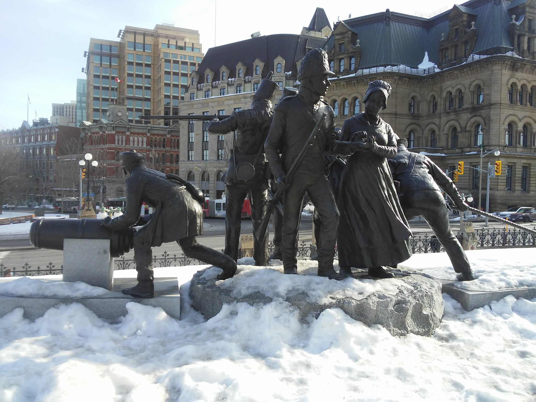 Ottawa Daily Photo: Statues And Architecture On The Hill