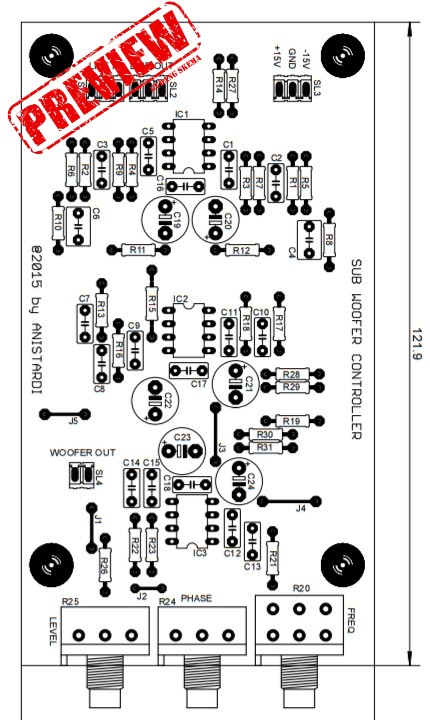 Layout filter subwoofer by anistardi - Gudang skema