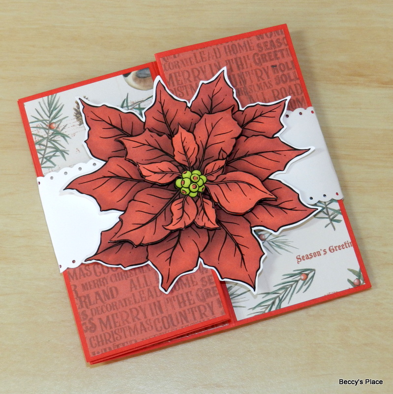 Beccy's Place: Tutorial - Origami Square Fold Card