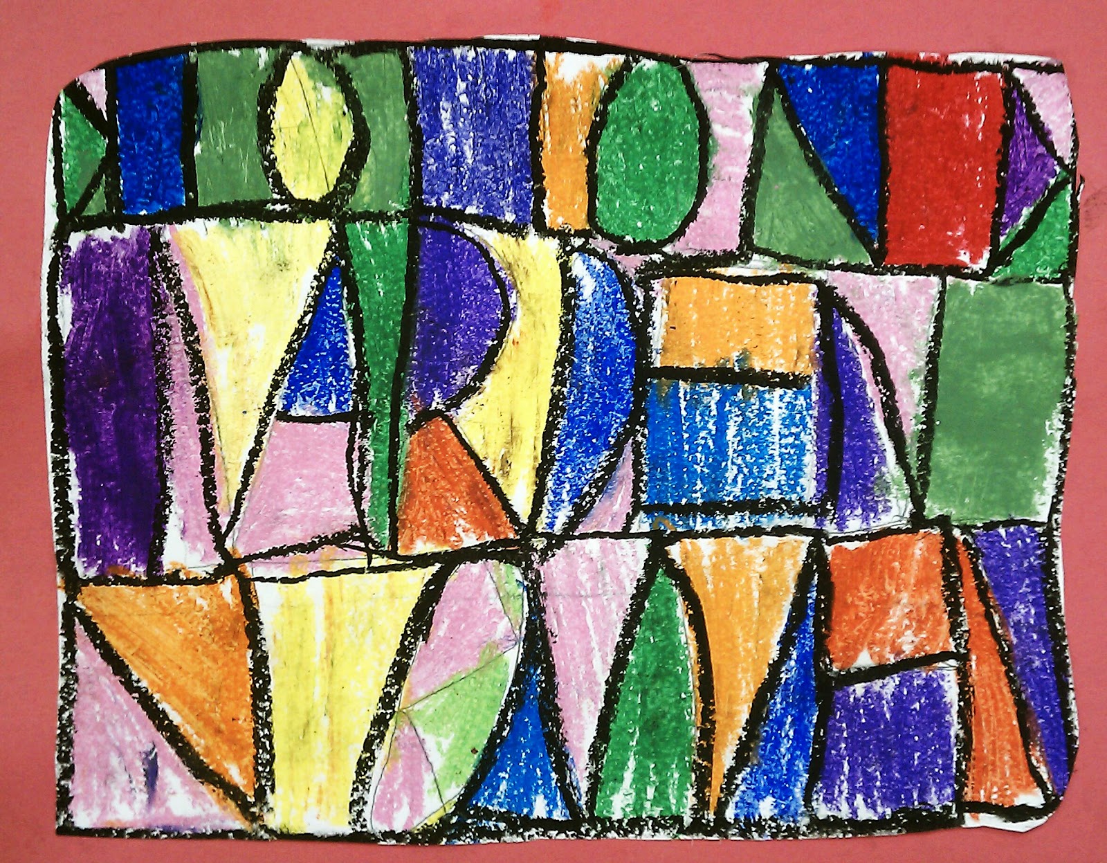 WE (heart) Art: Paul Klee Abstract Name Designs (3rd Grade)