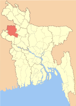 Naogaon District: Location of Naogaon District in Bangladesh