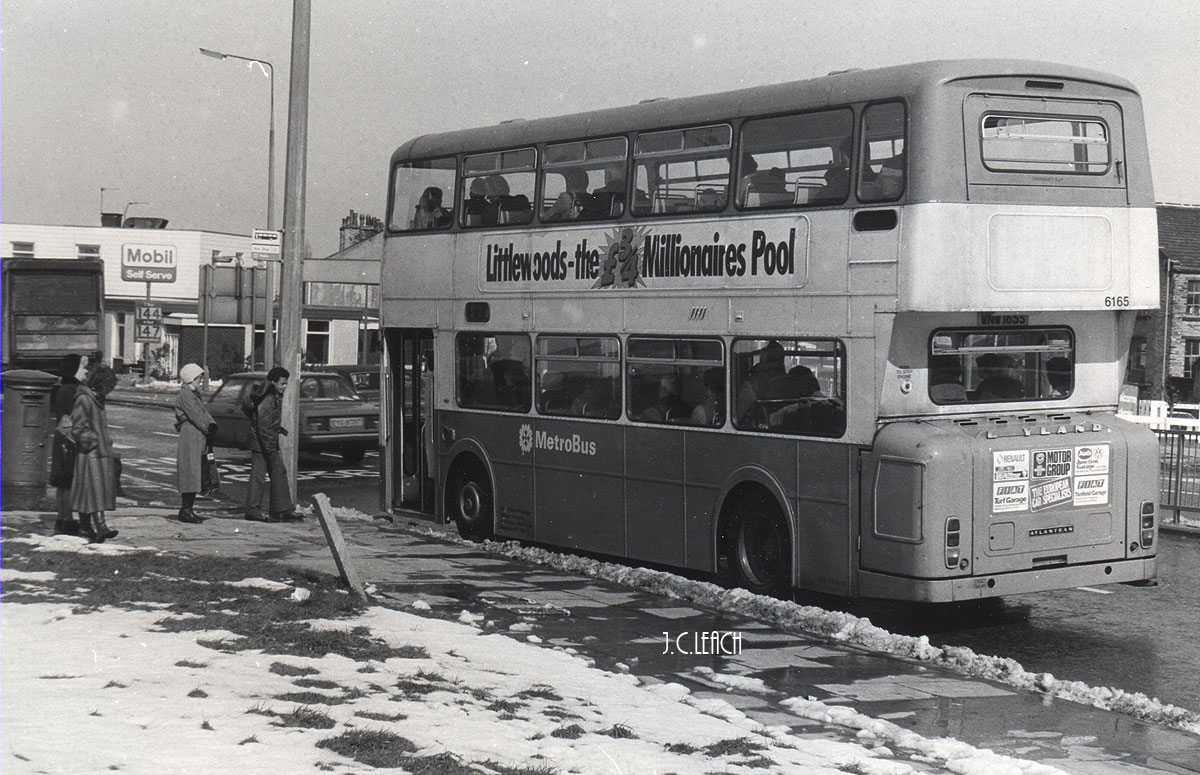 Busworld Photography: WNW 165S: West Yorkshire PTE Atlantean in the snow