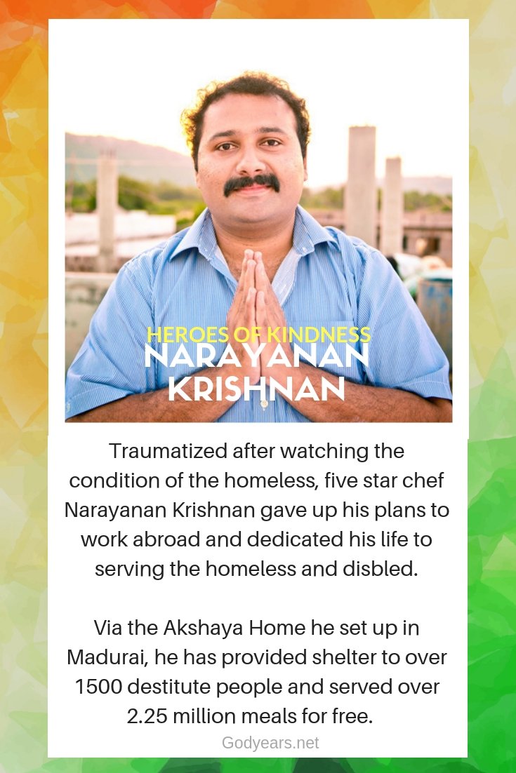 The Chef who has served dignity alongside over 22.5 lakh free meals to ...