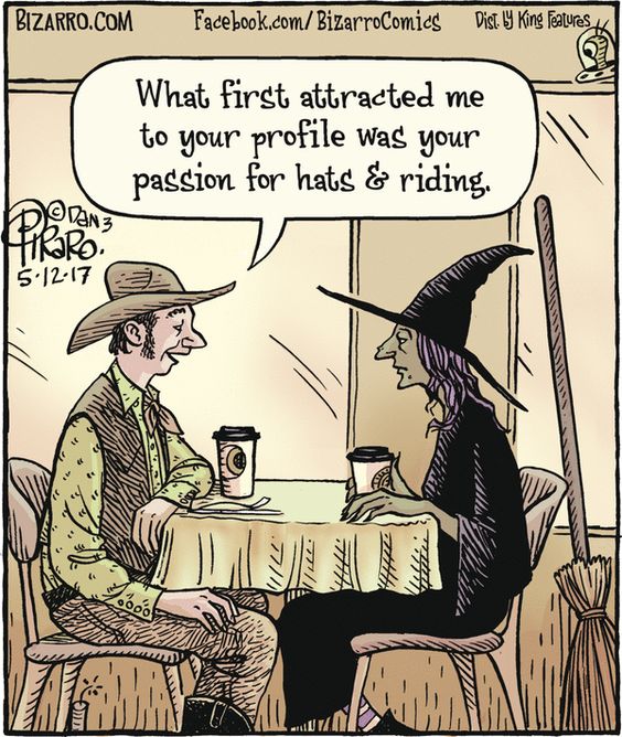 Mystery Fanfare: Cartoon of the Day: Dating Profile