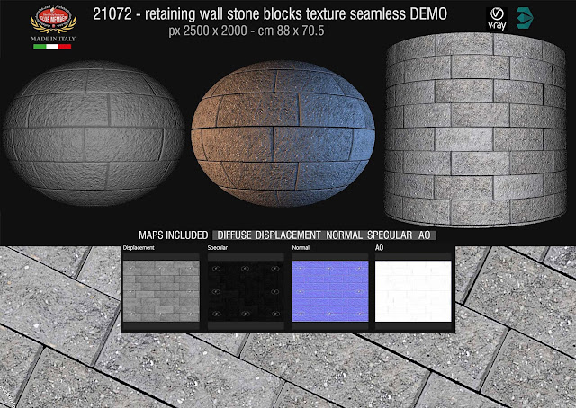 New excellent Retaining Walls stone seamless textures and maps