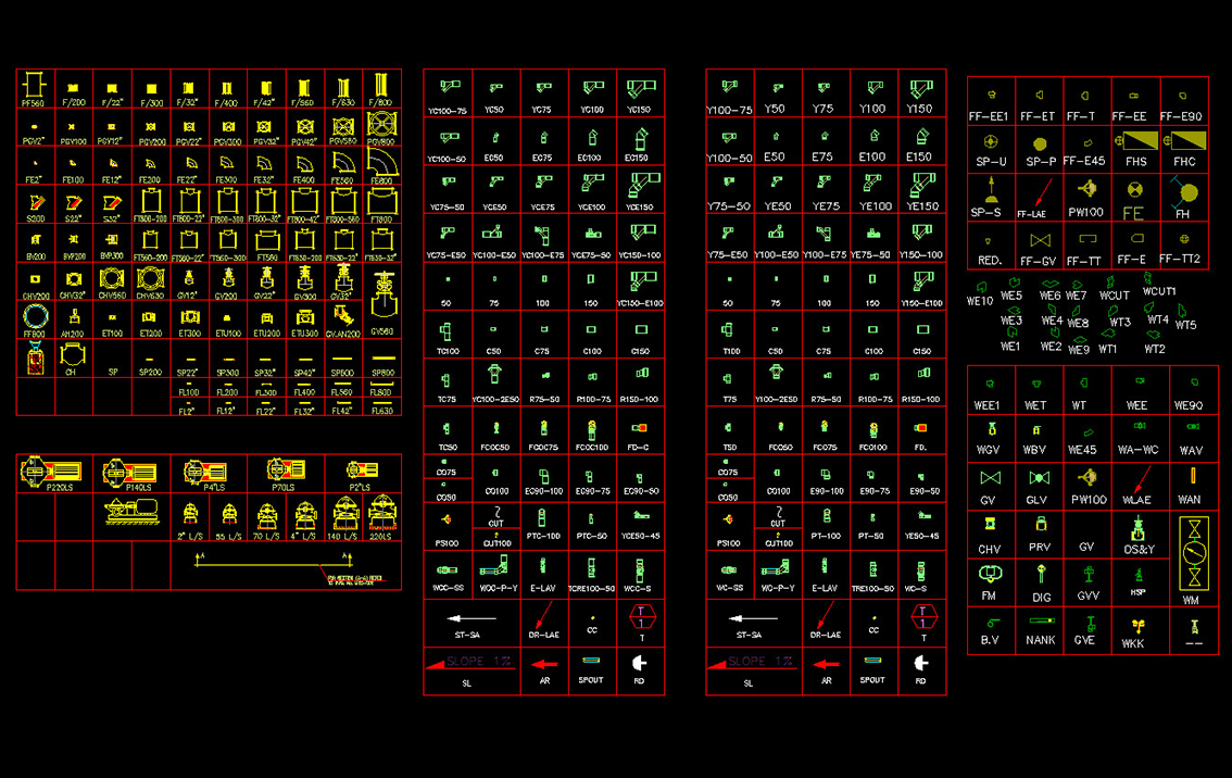 All MEP Systems CAD Blocks