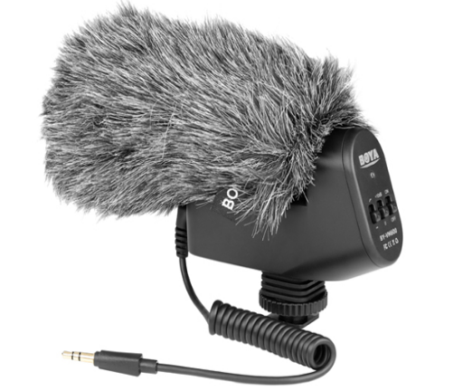What does a shotgun microphone do