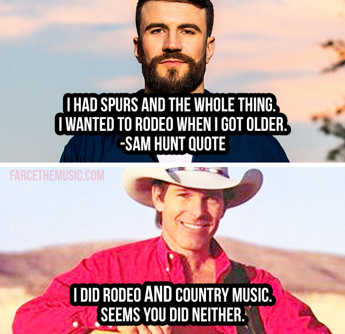 Farce the Music: Sam Hunt: Rodeo Man?