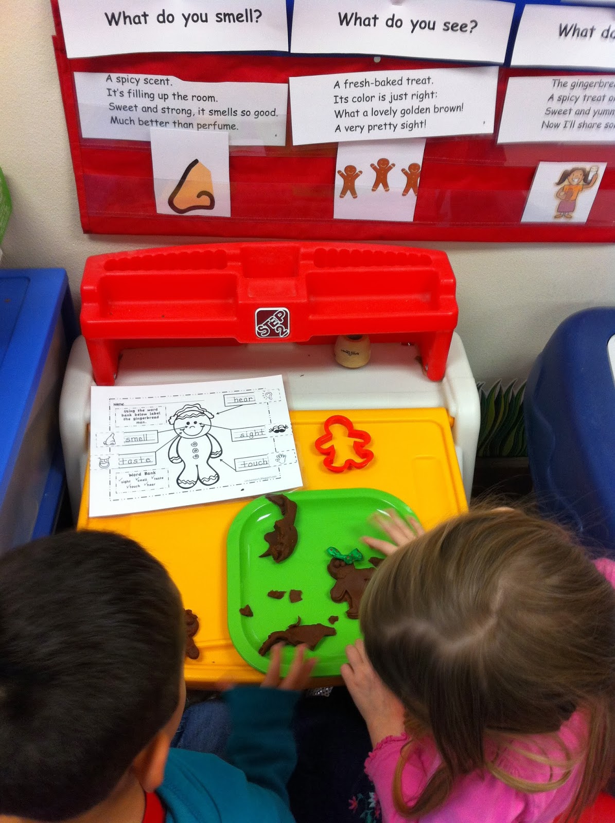 Gingerbread -Science Center - The Five Senses | Ms.Vonda's Pre-K at All ...