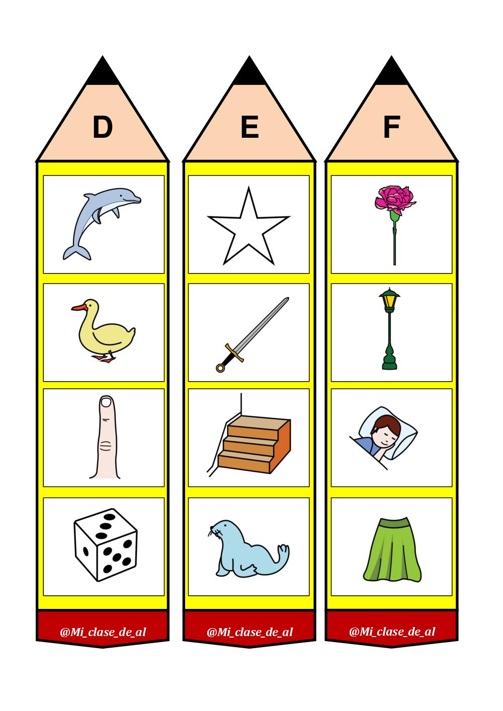 Actividades para trabajar los sonidos de las letras