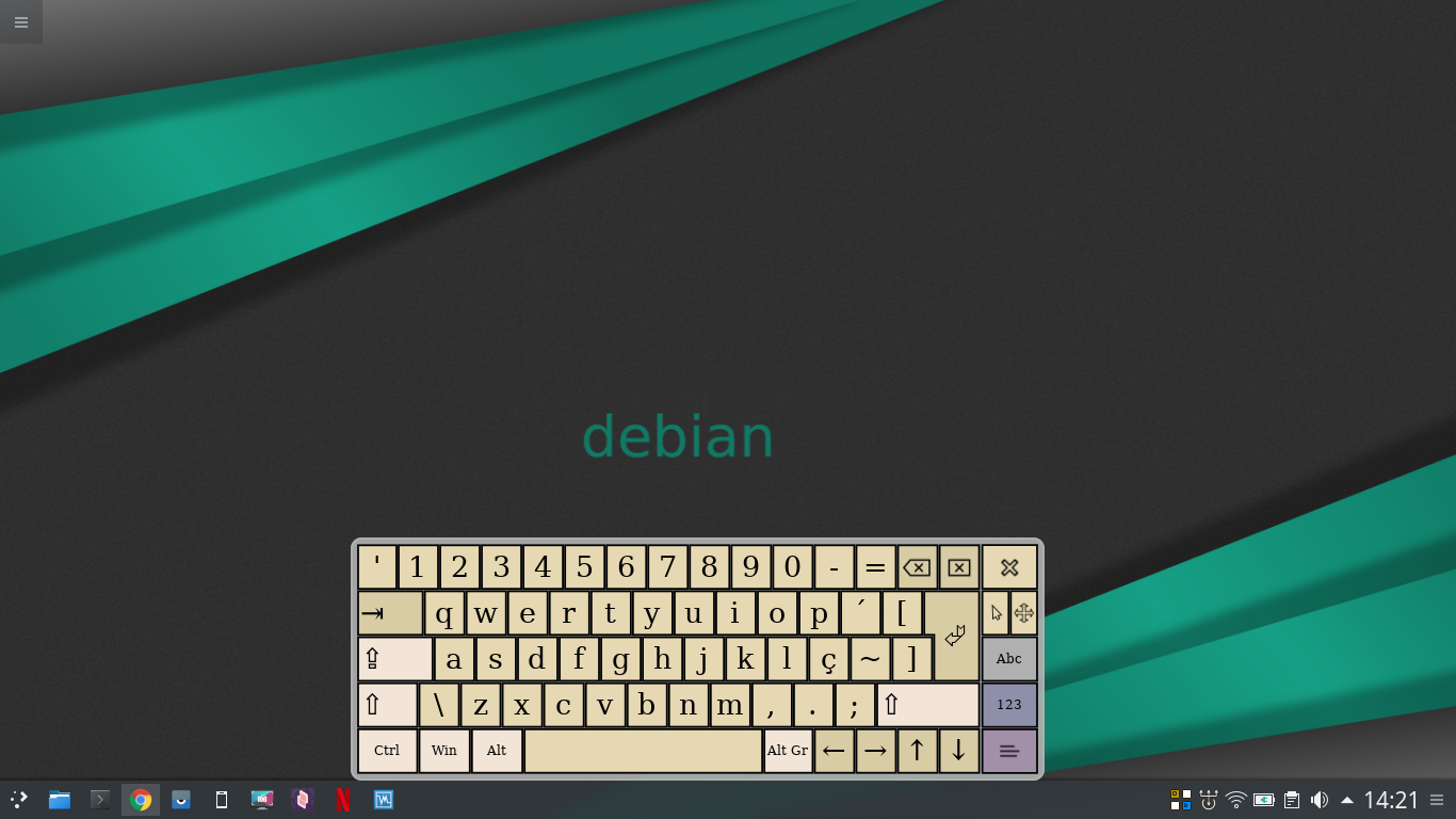 Quatro alternativas de teclado virtual para Debian, Ubuntu e derivados