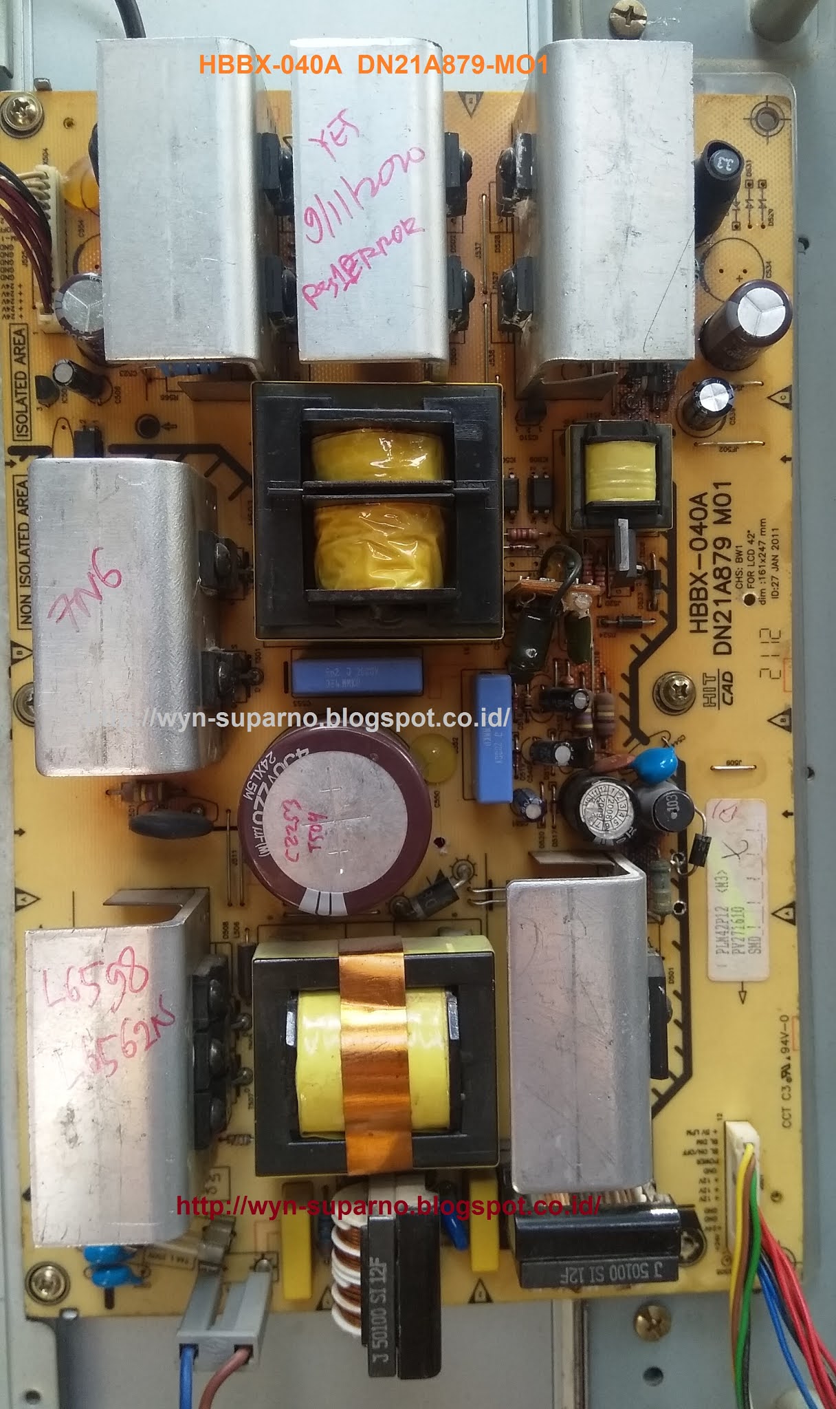 Ingin Berbagi Ilmu dan Pengalaman: HBBX-040A DN21A879-MO1 PSU for LCD ...