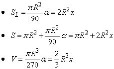 Alfi Blog: Geometry - Spherical Sector - Spherical Segment - Spherical ...