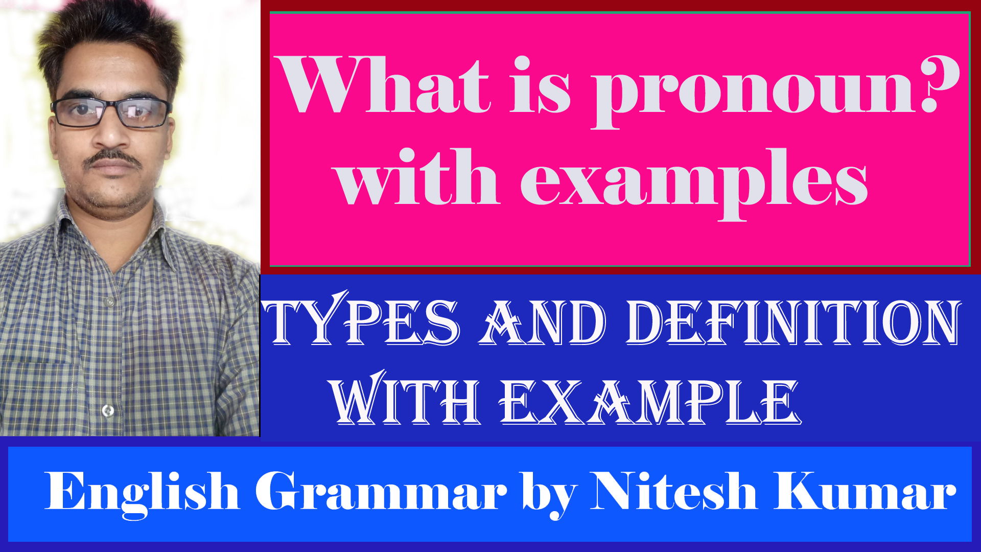 what is pronoun with examples-types and definition with example ...