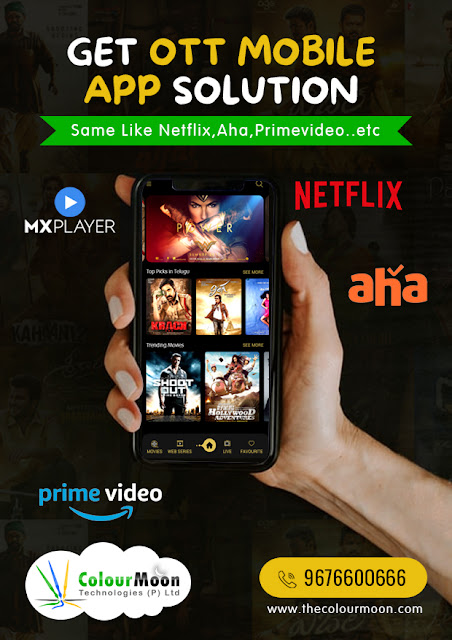Get Ott Mobile App Solution | The Colourmoon Technologies