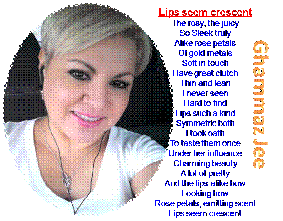 Beautylove and Poetry: Lips seem crescent (Poem)