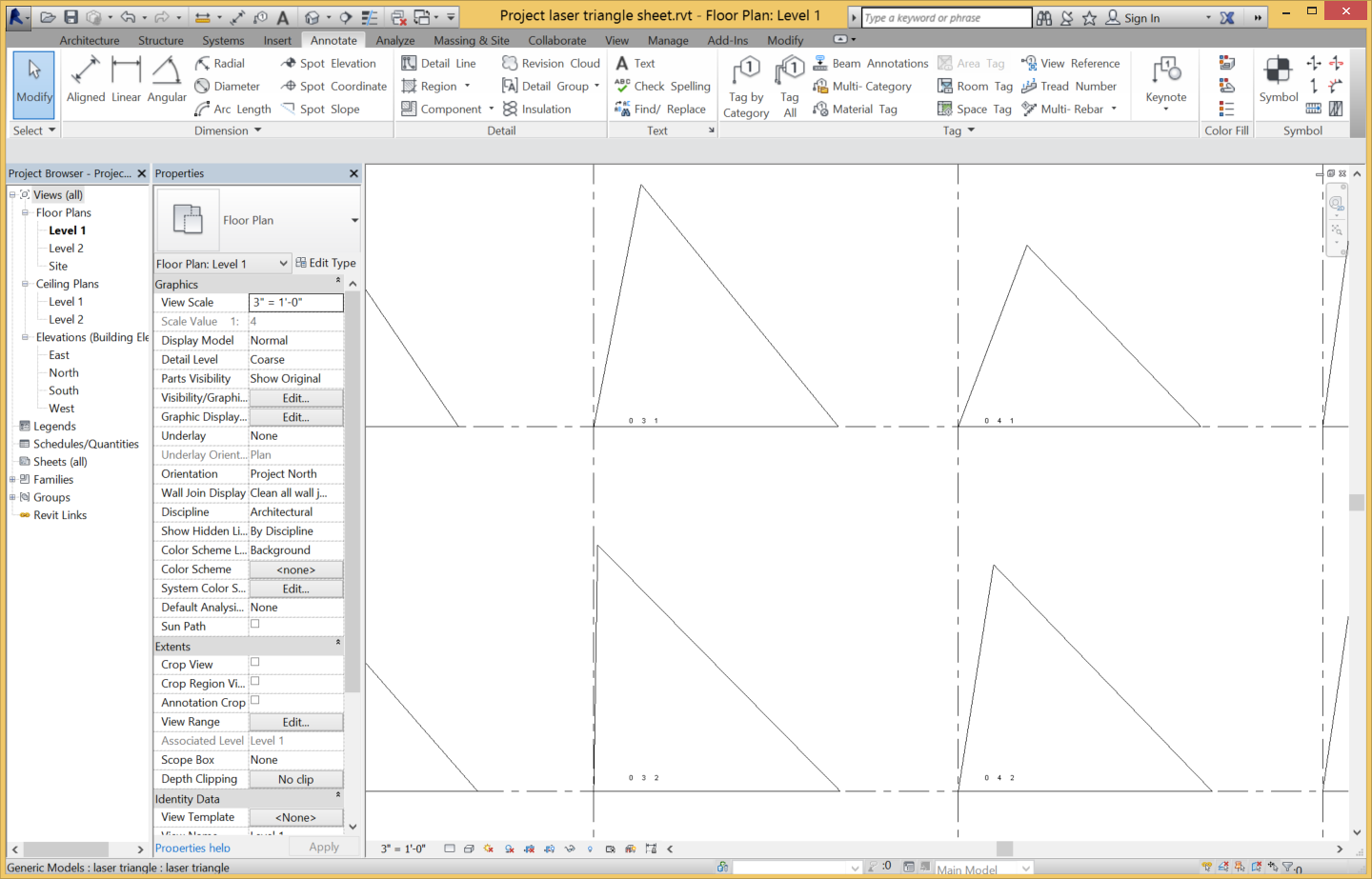 Texas Architecture and Miscellaneous University: 4. Flattening facets ...