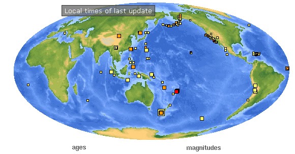 Earth Science Guy: Maps of Recent Earthquakes