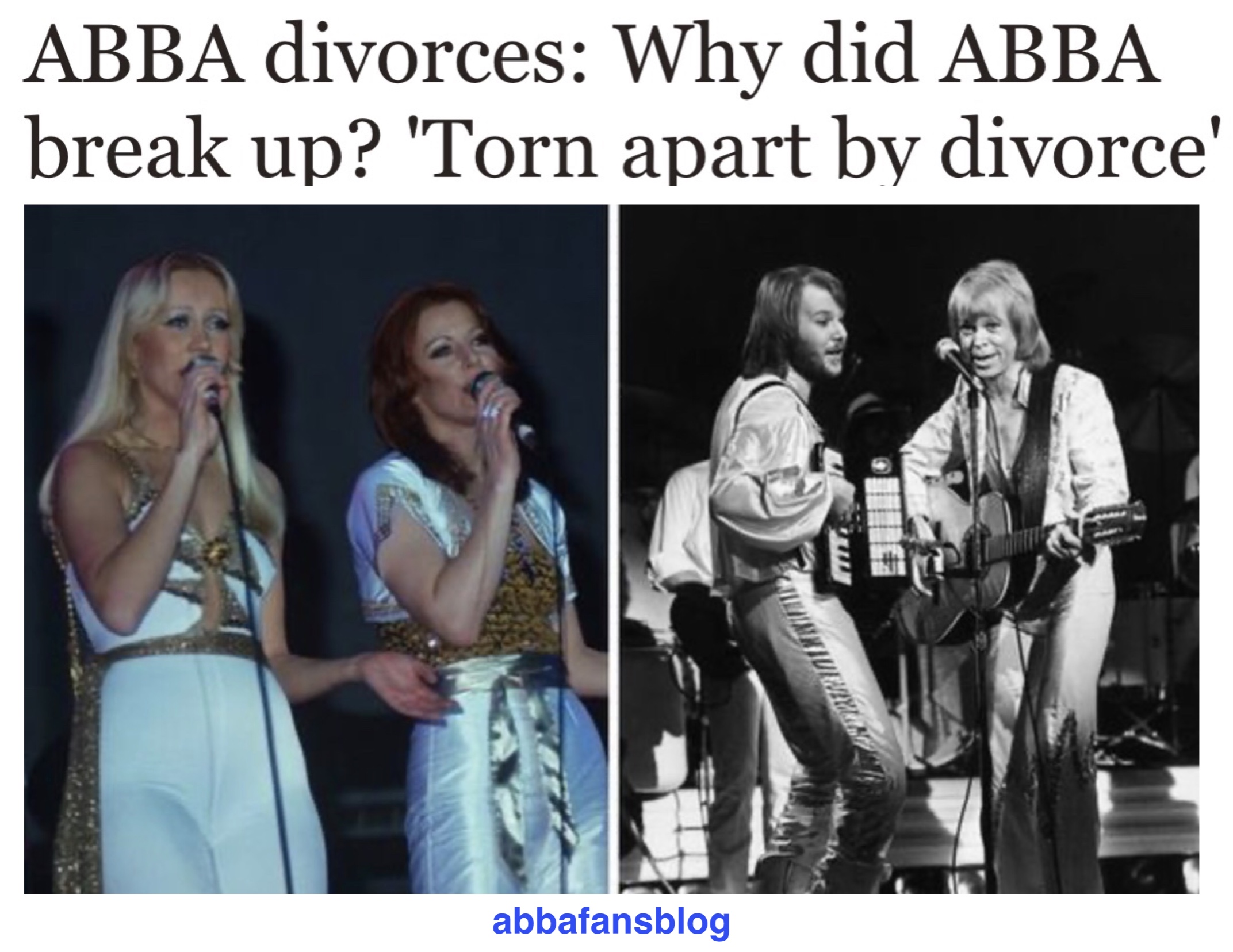 ABBA Fans Blog: Abba Article