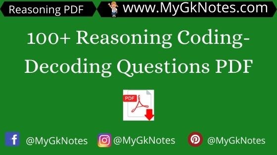 100 Reasoning Coding Decoding Questions PDF In Hindi 100-reasoning-coding-decoding-questions-pdf-in-hindi