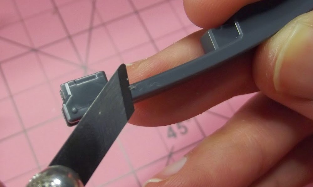 Gundam by The Mecha Hobby: How to remove nub marks from gundam plastic ...