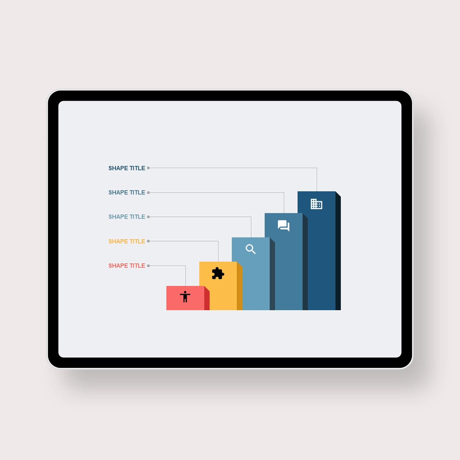 Overlap Bar Graph PowerPoint Templates - PowerPoint Free