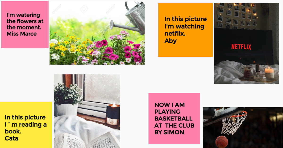 El Blog de la 11: ACCIONES EN PROGRESO (2) - 6to grado