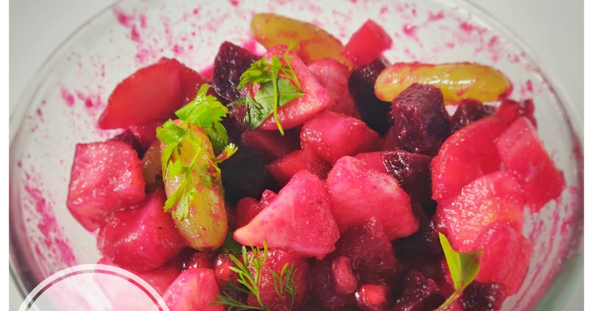 Juicy mixed fruit & Beetroot-carrot salad