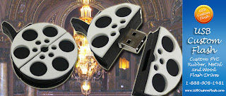 USB Custom Flash PVC Flash Drive Design Workshop: Movie Film Reels in ...