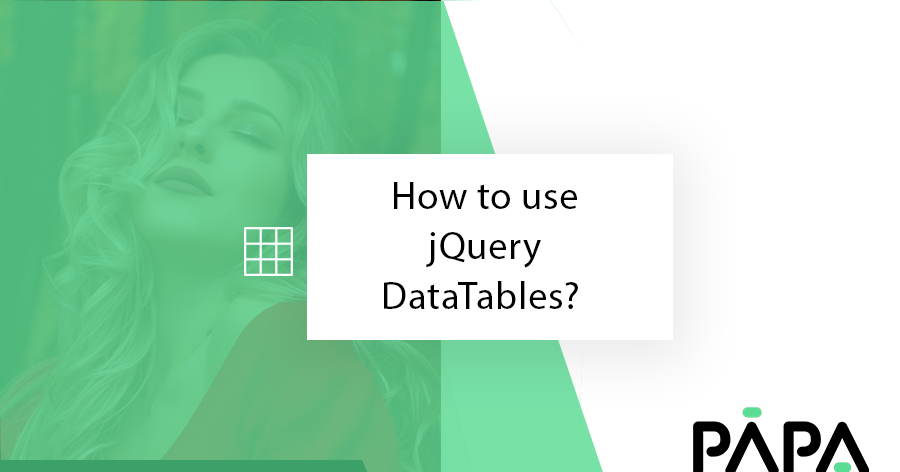 How to use jQuery DataTables?