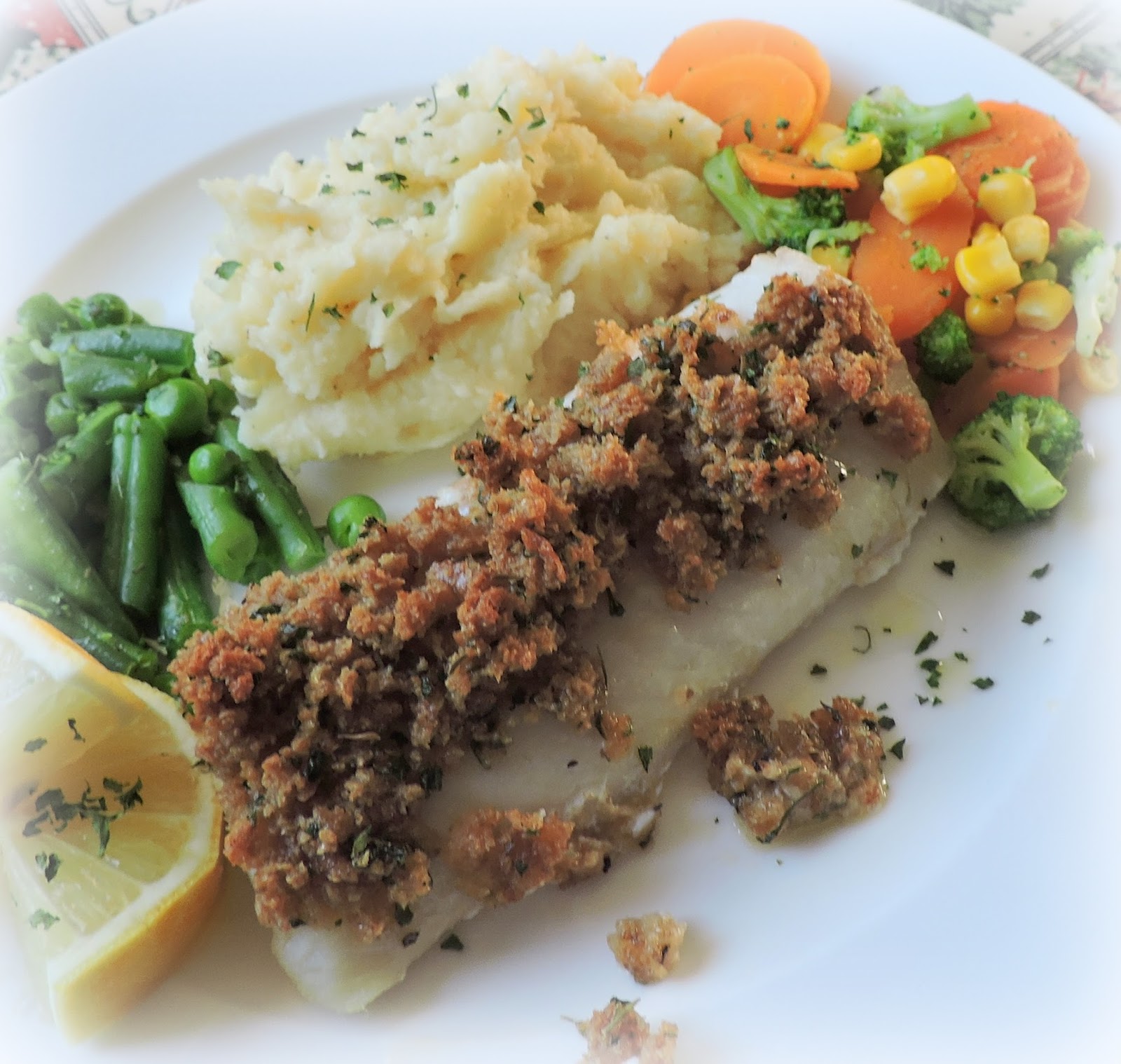 Herb Crumbed Cod Fillets | The English Kitchen