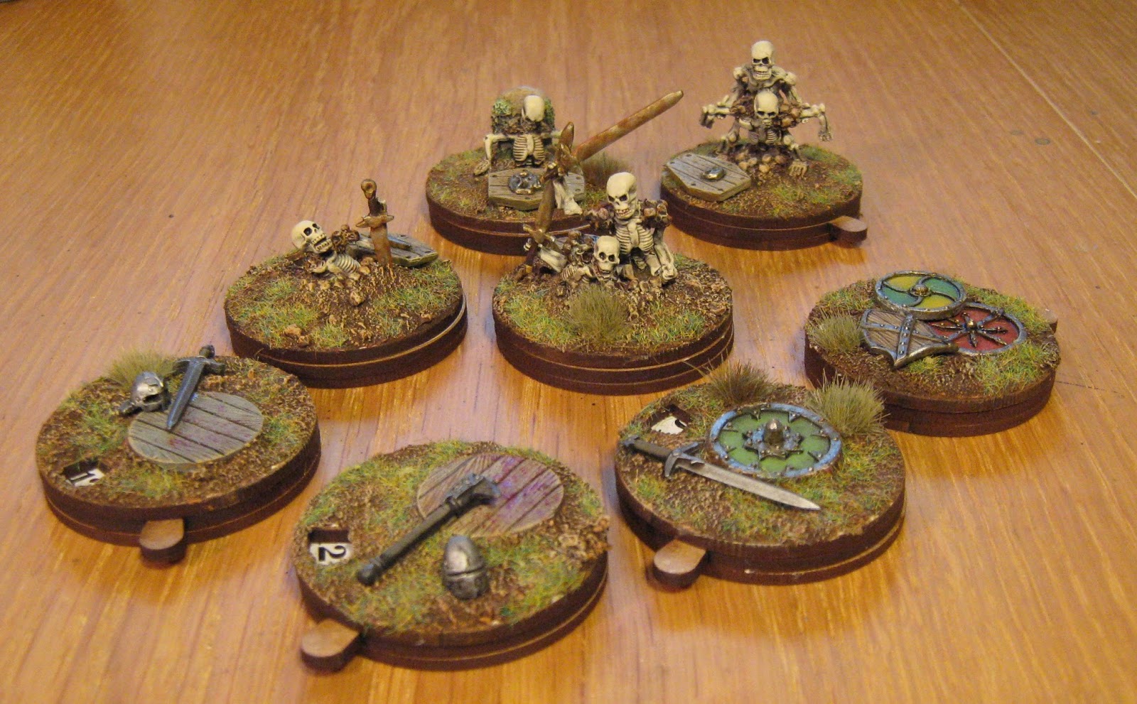 Kevin's Miniatures & Hobby Table: Kings of War Damage Markers