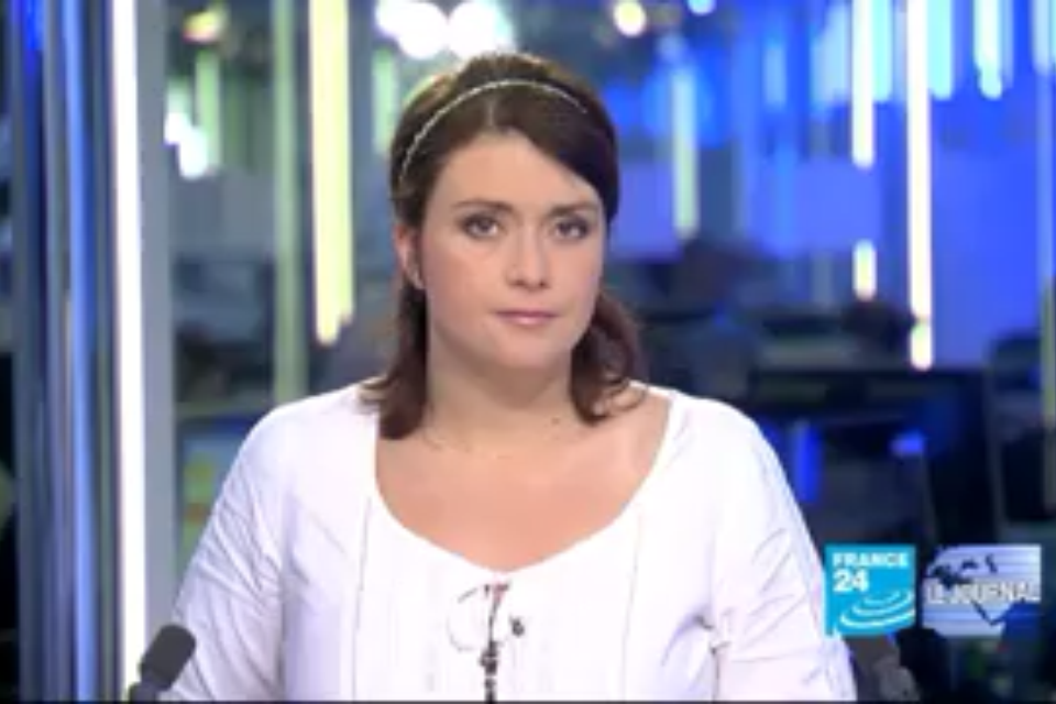 vuesalatele: 2012 01 10 @06H00 - AUDREY RACINE, FRANCE 24, LE JOURNAL