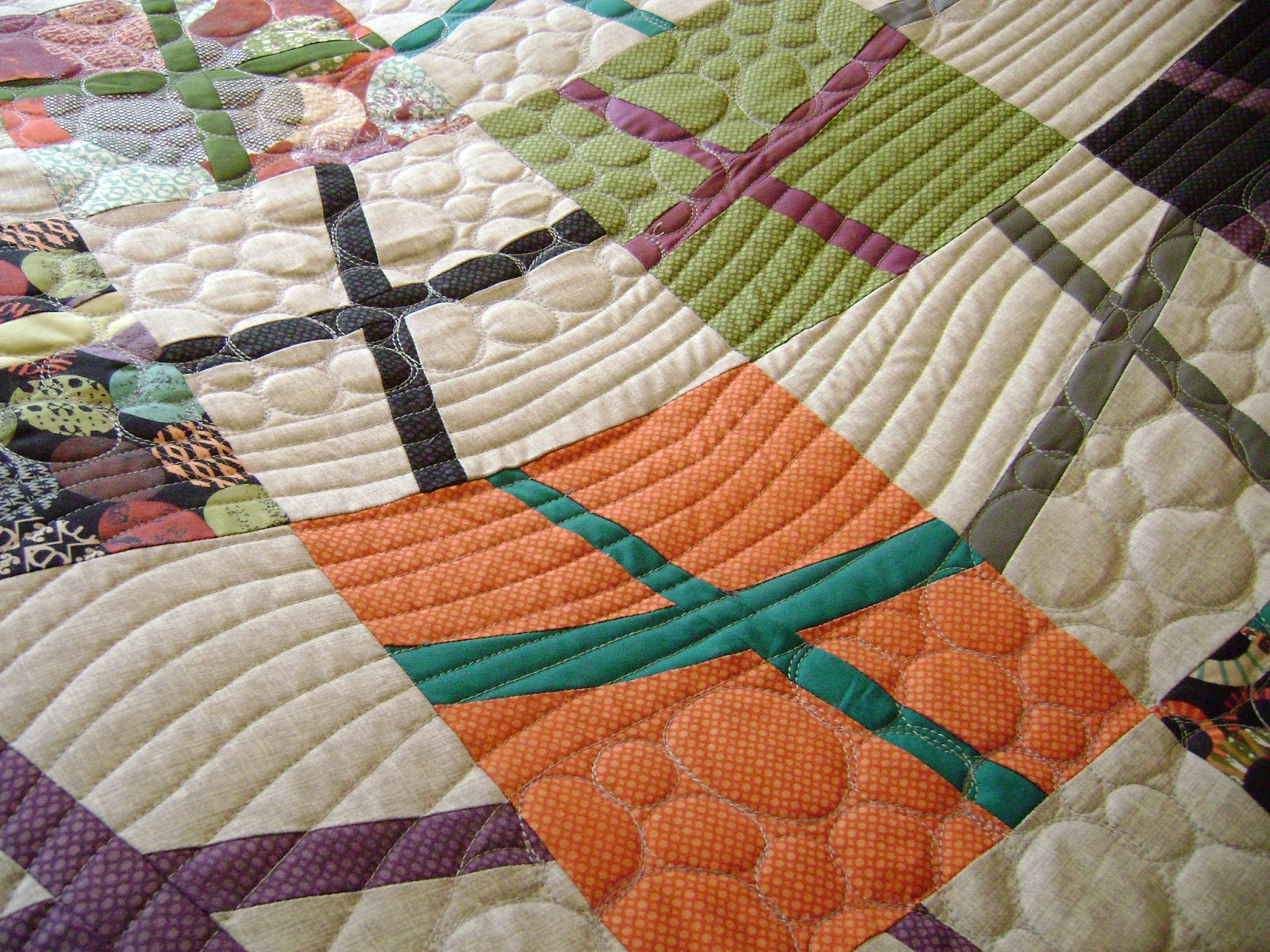 Quilting is more fun than Housework...: Pebbles...